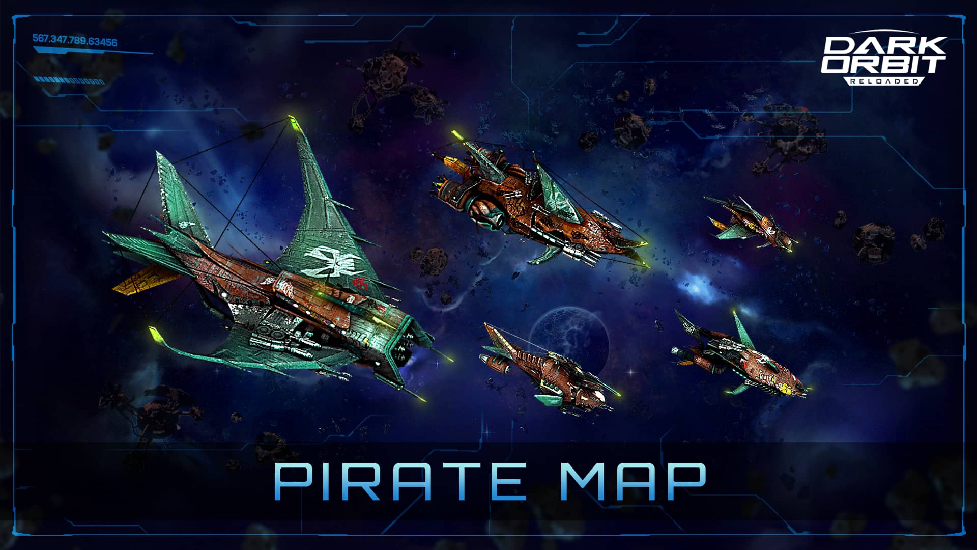 DarkOrbit Expansión del Mapa de Piratas aquí en JuegaEnRed.com