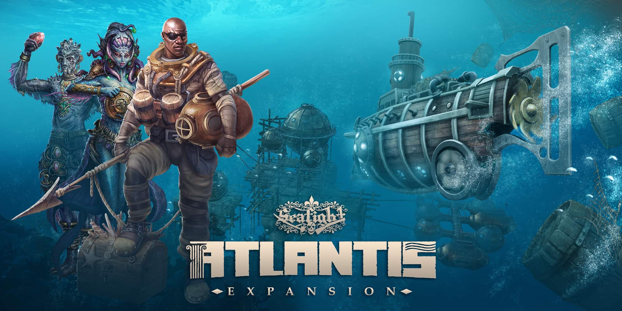 Seafight expansión de contenido de la Atlántida aquí en JuegaEnRed.com